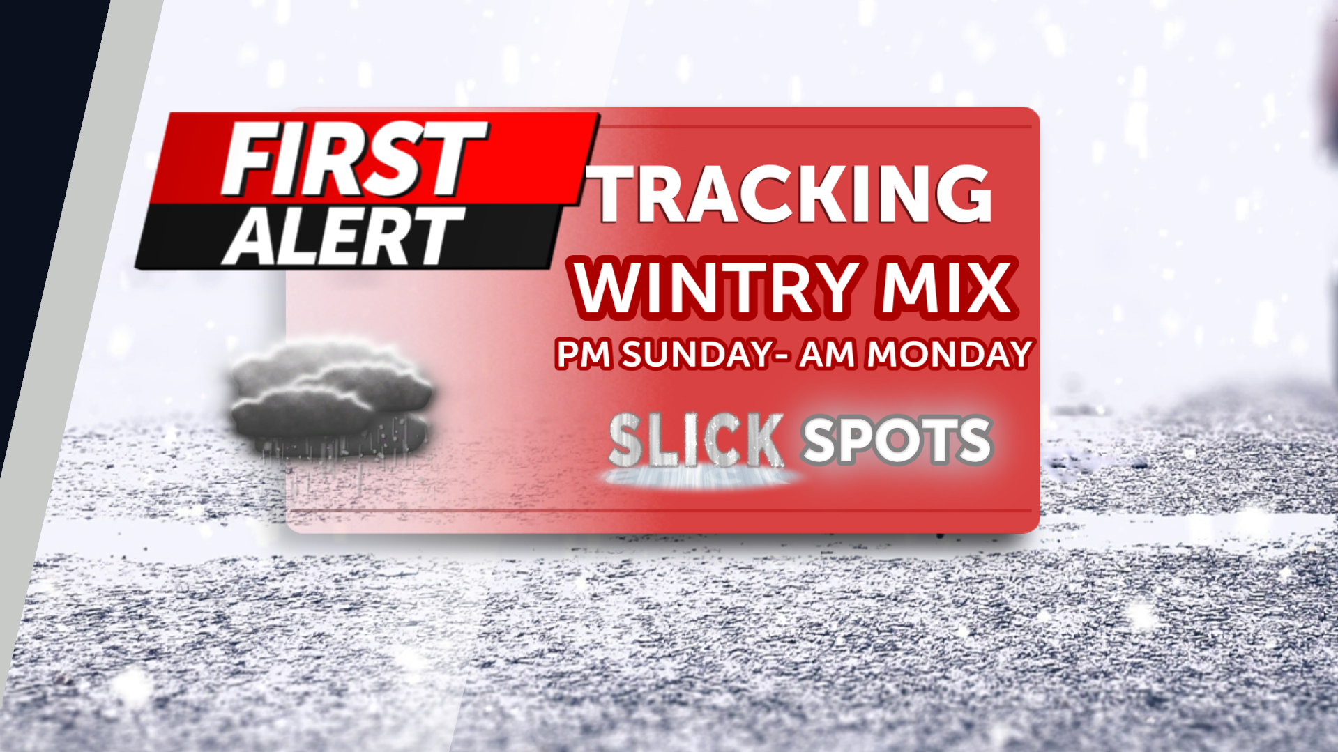 FIRST ALERT WEATHER DAY: Wintry mix could make for slick roads late ...