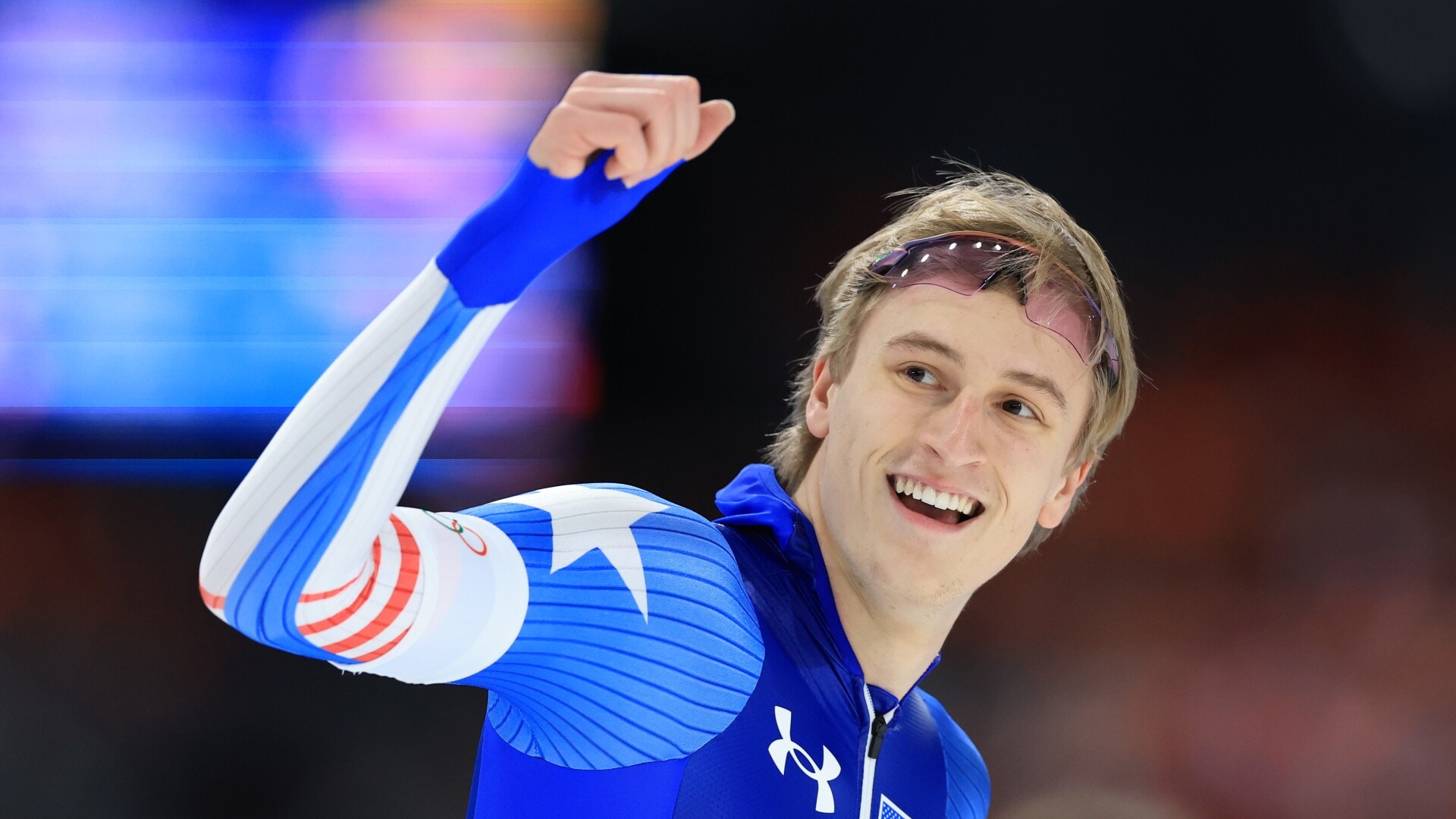 Jordan Stolz leads World Allround Speed Skating Championships after day ...